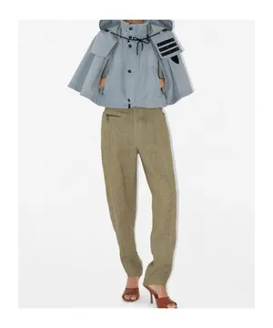 Burberry Bleached Cotton Hooded Capelet