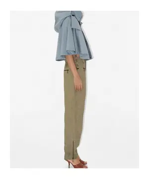 Burberry Bleached Cotton Hooded Capelet