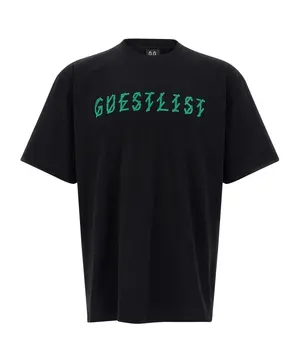 44 LABEL GROUP Guestlist Printed Crewneck T-shirt - Black