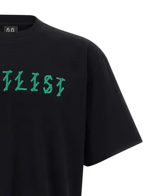 44 LABEL GROUP Guestlist Printed Crewneck T-shirt - Black