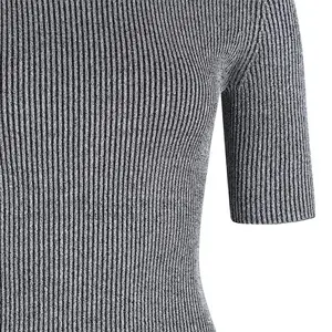 Missoni Ribbed Mock-neck Knitted Top - Gray