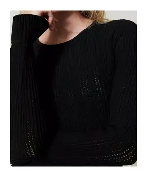 TWINSET Mixed Stitches Short Knit Dress