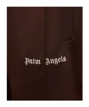 Palm Angels Logo Embroidered Trousers