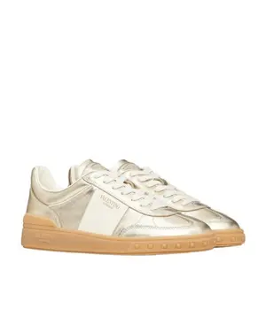 Valentino Garavani Upvillage Round Toe Sneakers - Nude