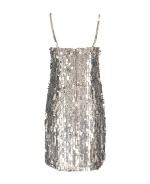 P.a.r.o.s.h Sequined Midi Dress - Gray