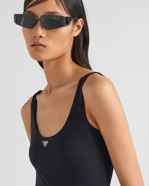 Prada Stretch Jersey Bodysuit
