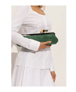 Jacquemus The Salon Clutch Bag - Green
