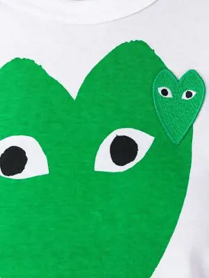 Play Comme Des Garcon Logo Print T-shirt