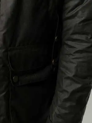 Barbour Hooded Button-down Field Jacket