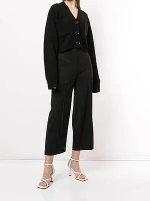 Proenza Schouler Cropped Eco Cashmere Cardigan