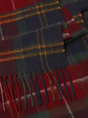 Barbour Tartan Fringed Scarf
