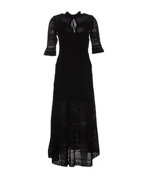 Zadig&Voltaire Memphis Short Sleeved Midi Dress