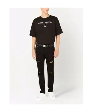 Dolce & Gabbana Dolce Gabbana Logo Printed Crewneck T-shirt
