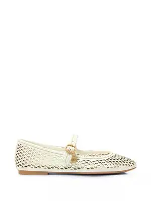 Michael Kors Nellie Flex Laser-cut Ballet Flats - Neutrals