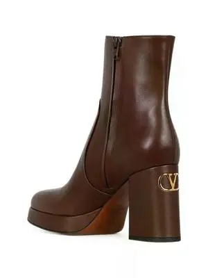 Valentino Garavani Vlogo Signature Platform Ankle Boots