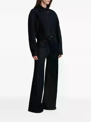Anna Quan Fontana Contrast-stitch Denim Jacket