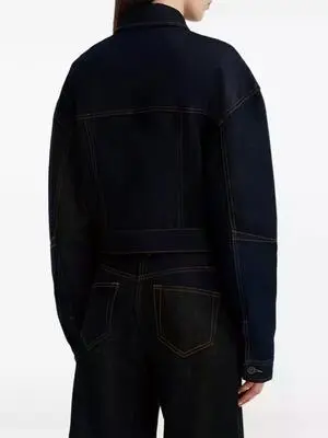 Anna Quan Fontana Contrast-stitch Denim Jacket