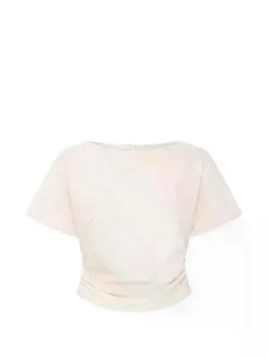 Anna Quan Vinnie Gathered-side Blouse