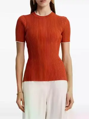 Anna Quan Bebe Ribbed-knit Top