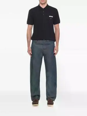 Moschino Logo-print Cotton Polo Shirt