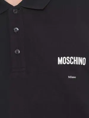 Moschino Logo-print Cotton Polo Shirt