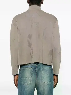 Our Legacy Floral-print Shrunken Sweatshirt