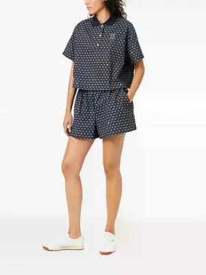 Lacoste Oversized Tennis-print Polo