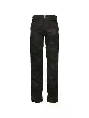 Matthew Williamson Boro Patchwork Straight Leg Jeans