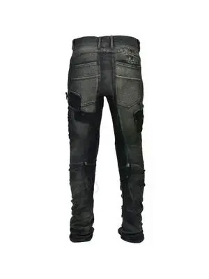 D HYGEN Patchwork Distressed Jeans