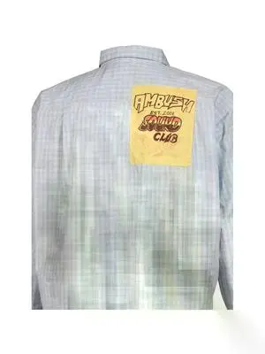 AMBUSH Patch-detail Checked Long-sleeved Shirt