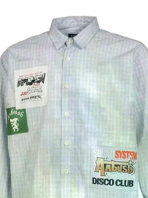 AMBUSH Patch-detail Checked Long-sleeved Shirt