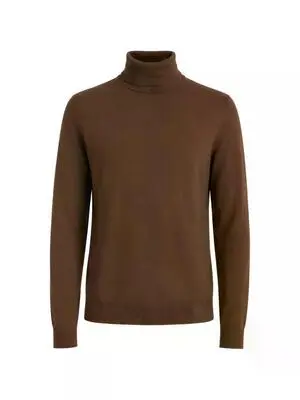 FRANZESE COLLECTION David Beckham French Napoli Roll-neck Sweater - Brown