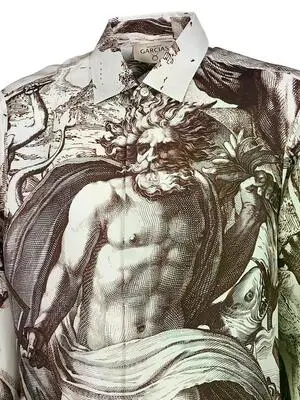 GARCIAS Mythology-print Shirt