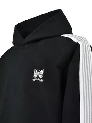 BREATH Logo-embroidered Side-stripe Hoodie
