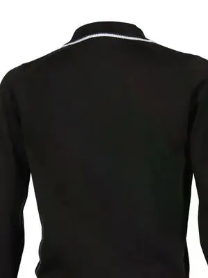 WALES BONNER Embroidered-logo Polo Sweater
