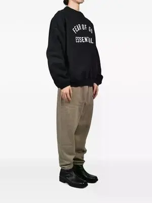 ESSENTIALS Logo-print Sweatshirt - Black
