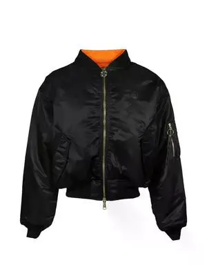 Vetements Leather-patch Crosses Bomber Jacket