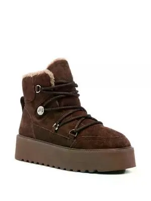 Pinko Suede Platform Boots