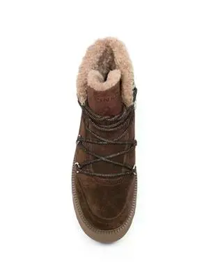 Pinko Suede Platform Boots