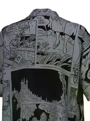 PORTER CLASSIC Disney Aloha Cinderella Print Shirt