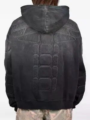 SATOSHI NAKAMOTO Padded Logo-print Hoodie
