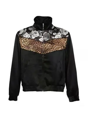 ERNEST W. BAKER Cheetah Rose Track Jacket
