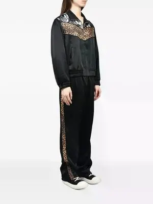 ERNEST W. BAKER Cheetah Rose Track Jacket