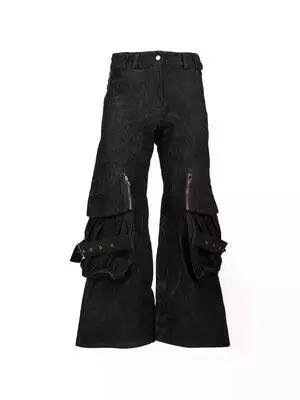 NO/FAITH STUDIOS Cargo-pocket Wide-leg Jeans