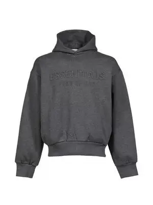 ESSENTIALS Classic Logo Hoodie - Grey