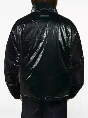 ESSENTIALS Logo-print Puffer Jacket