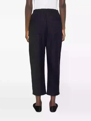 Apuntob Elasticated-waist Crinkled Trousers