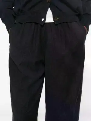 Apuntob Elasticated-waist Crinkled Trousers