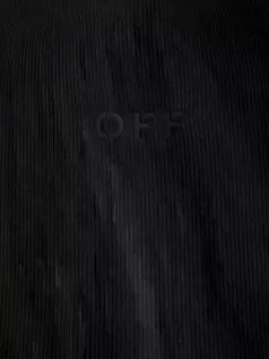 Off-White Cupro Rib Meteor Asymmetric Dress