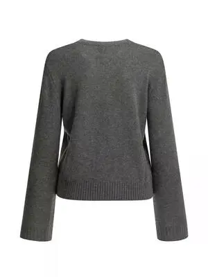 LISA YANG Mable Ribbed-trim Cashmere Sweater